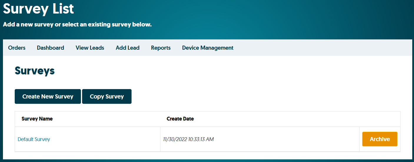 How to Create Surveys in Portal – client support portal