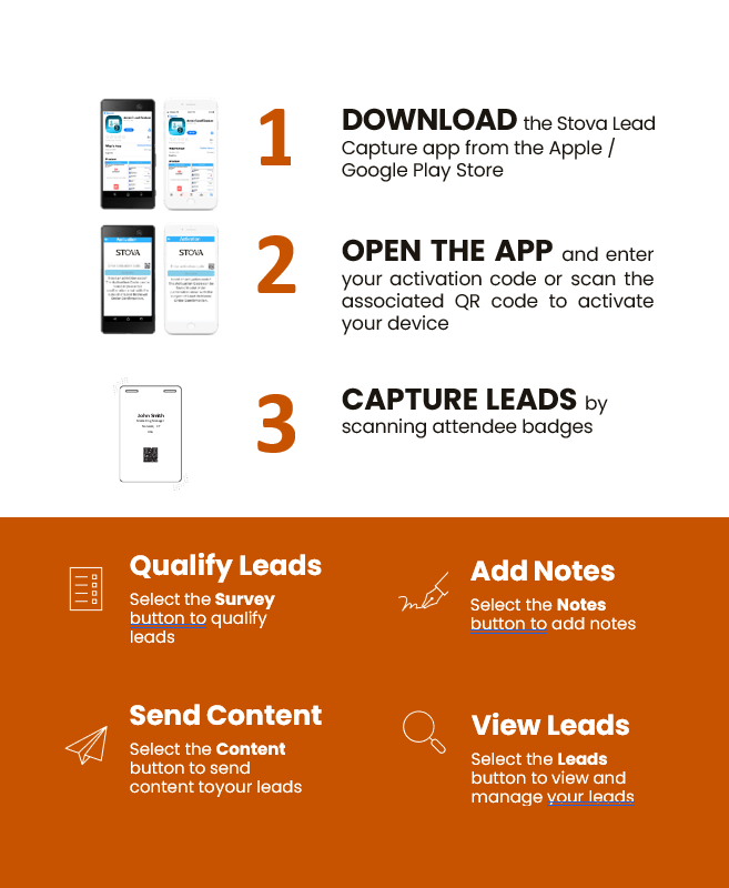 QR Code Scanning - Stova Lead Capture User Guide – client support portal