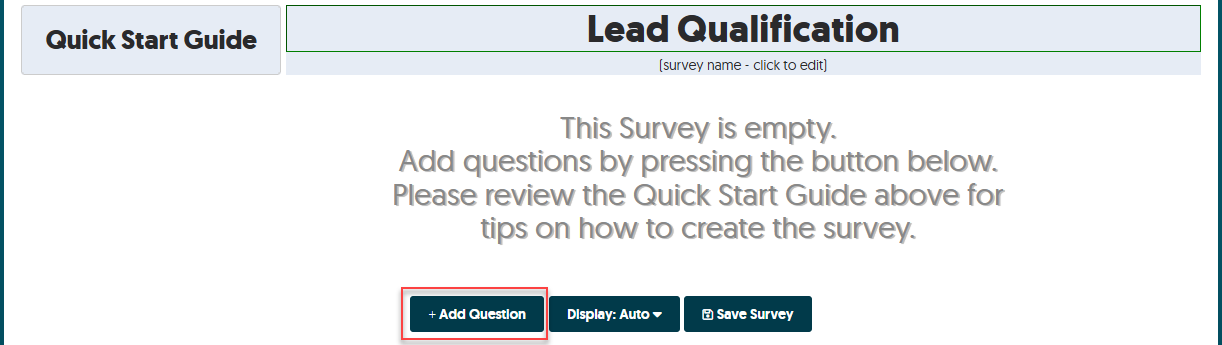 How to create Surveys – client support portal